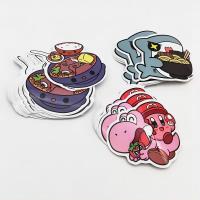 China Waterproof Vinyl PVC Die Cut Label Custom Adhesive Print Company Logo Stickers for sale