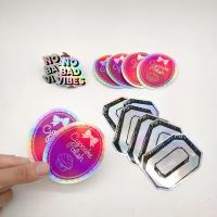 China Waterproof Vinyl PVC Die Cut Label Custom Adhesive Print Company Logo Stickers for sale
