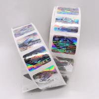 China Waterproof Round Hologram Stickers CMYK Color Printing Customized for sale