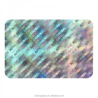 China Custom Design Original Authentic Hologram Sticker CMYK Color Self Adhesive for sale