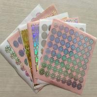 China Round 3D Laser Holographic Hologram Sticker Custom Logo Made Printed for sale