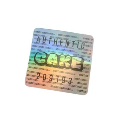 China Vinyl 3D Hologram Sticker Colors Printing Original Make For Hats for sale
