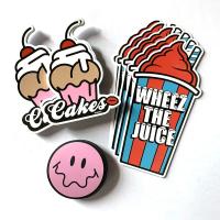 China Waterproof PVC Vinyl Stickers Customised Cartoon Inspirational Quote Logo Die Cut Sticker for sale