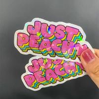 China Waterproof PVC Vinyl Cartoon Die Cut Sticker Custom Personalized Logo Self Adhesive for sale
