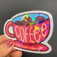 China Waterproof PVC Vinyl Cartoon Die Cut Sticker Custom Personalized Logo Self Adhesive for sale
