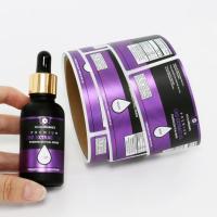 China Regular Size Vinyl Custom Cosmetic Labels Bottle Packaging Product Labels Sticker for sale
