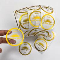 China Custom Printing Vinyl Bottle Stickers Cosmetic Bottle Packaging Product Labels for sale