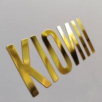 China Custom Logo Clear Metallic Stickers Waterproof Transparent Embossed Label Stickers for sale
