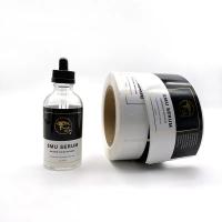 China Essential Oil Cosmetic Label Sticker PP Label Printing For Glass Bottle for sale