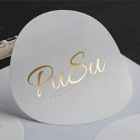 China Custom Round PVC Waterproof Sticker Gilded Transparent Sticker Printing for sale