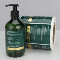 China White PE Glossy Lamination Cosmetic Label Sticker CMYK Printing Die Cut Waterproof for sale