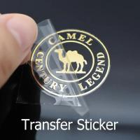 China Customized Round Transparent Clear Labels Personalised Business Wholesale for sale