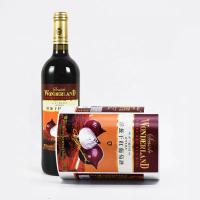 China Customized Private Wine Label Self Adhesive Luxury Textured Paper Embossed Gold Foil for sale