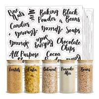 China Customizable Transparent Clear Labels Water Resistant For Containers Jar for sale