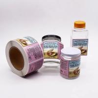 China Adhesive Gold Foil Stickers Custom Printed Labels For Honey Sauce Nuts Bottle Jars for sale