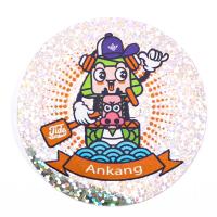 China Epoxy Anime Die Cut Sticker Labels Custom Printed Waterproof Adhesive Holographic for sale