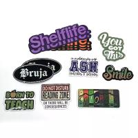 China Custom Make Waterproof Rainbow Die Cut Holographic Sticker Label For Laptop Car for sale