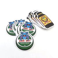 China Custom Make Waterproof Rainbow Die Cut Holographic Sticker Label For Laptop Car for sale