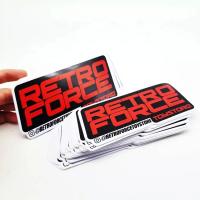 China Custom Make Waterproof Rainbow Die Cut Holographic Sticker Label For Laptop Car for sale