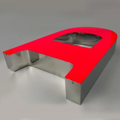 China LED 3D Custom Metal Letter Signs For Buildings Advertising Display for sale