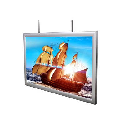 China Poster Sign Aluminum LED Snap Light Box Backlit Double Sided Light Box for sale