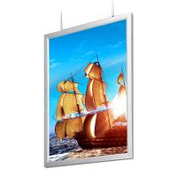 China Poster Sign Aluminum LED Snap Light Box Backlit Double Sided Light Box for sale