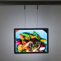 China Hanging Picture Frame LED Acrylic Light Box Ultra Thin Crystal LED Light Box Display for sale