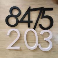 China Customized PVC Foam Board Flat Cut Letters , Flat Cut 3D Plastic Letters for sale