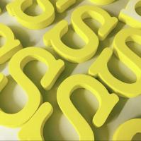 China Lightweight Flat Cut Letter Signs , 3D Foam Board Letters Advertising Sign for sale