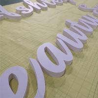 China Lightweight Flat Cut Letter Signs , 3D Foam Board Letters Advertising Sign for sale