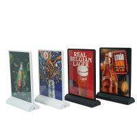 China A4 A5 Rechargeable Double Sided LED Advertising Light Box Bar Super Slim Tabletop LED LightBox for sale