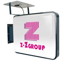 China Customized Solar Power Light Box LED Sign  For Shop Advertising for sale