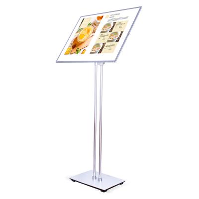 China Tempered Glass LED Light Box Solar Power Option — Outdoor Eco Signage A2/A3, AC12V/Solar | MOQ 1 | ZZG-LB for sale