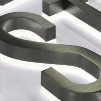 China 3D Metal Backlit Letter Signs For Wall / Storefront Advertising Display OEM for sale