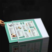 China Slim Tempered Glass Light Box Ultra Thin LED Light Box Advertising Display for sale