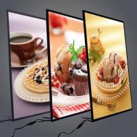 China Slim Tempered Glass Light Box Ultra Thin LED Light Box Advertising Display for sale
