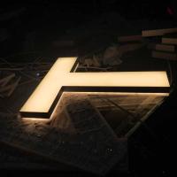 China Indoor Outdoor Backlit Channel Letter Signs , LED Illuminated Letter Signs for sale