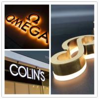 China Waterproof Metal Letters Signs , Metal Illuminated Letters Signs Customized For Branding for sale