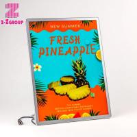 China Ultra Thin Aluminum LED Light Box 12V 24V For Business Advertising Sign for sale