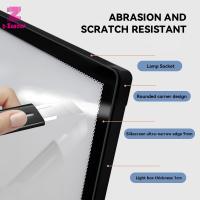 China LED Light Box Tempered Glass Black Frame Ultra-thin — OEM Retail Chain Display, A1/A2/A3/A4, 10mm for sale