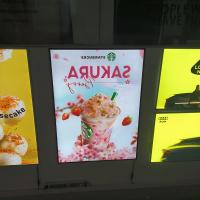 China Wall Mounted LED Light Box Slim LED Menu Display Light Box Advertising Sign TV Menu Board for sale