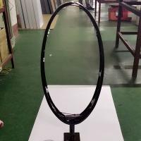 China Ceiling Hanging Outdoor Acrylic Vacuum Forming Light Box Oval Light Board For Cinema for sale