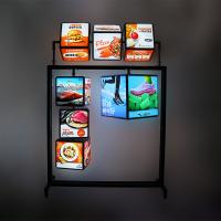 China Aluminum Frame Fabric Light Box Customized For Advertising Sign Display / Railway Station for sale