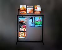 China Square Fabric Light Box Advertising Signage Board For Railway Station for sale