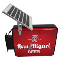 China Outdoor Solar Powered Light Box , LED Acrylic Light Box Advertising Display for sale