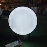 China Custom Round LED Light Box Weatherproof Acrylic LED Signage For Outdoor Advertising for sale