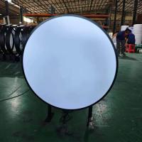 China Custom Round LED Light Box Weatherproof Acrylic LED Signage For Outdoor Advertising for sale