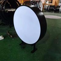 China Custom Round LED Light Box Weatherproof Acrylic LED Signage For Outdoor Advertising for sale