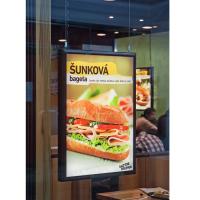 China Aluminum LED Snap Frame Light Box Advertising Display Wall Mounted / Hanging Light Box for sale