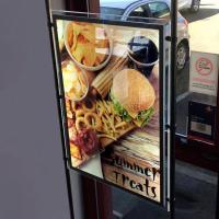 China Crystal Light Box Slim Acrylic LED Light Box Signage For Advertising Display for sale